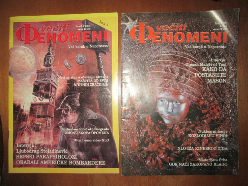 Večiti fenomeni br.2 i 3 iz 1998,