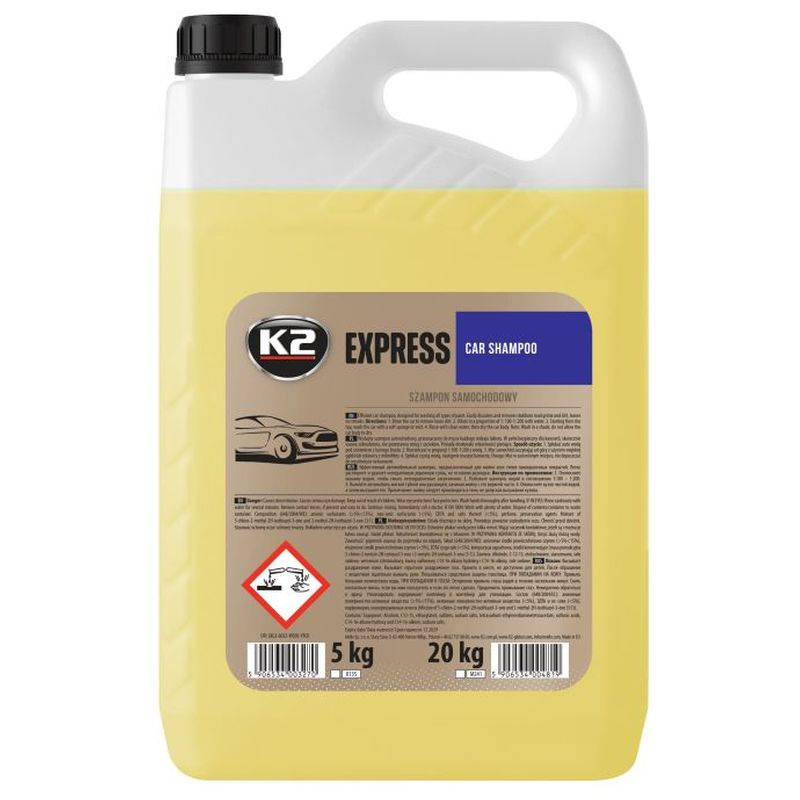 Šampon za pranje automobila koncentrat K2 Express 5 L