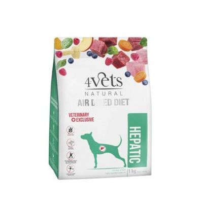 4Vets Natural Dog Sušena Veterinarska Dijeta Hepatic 1kg