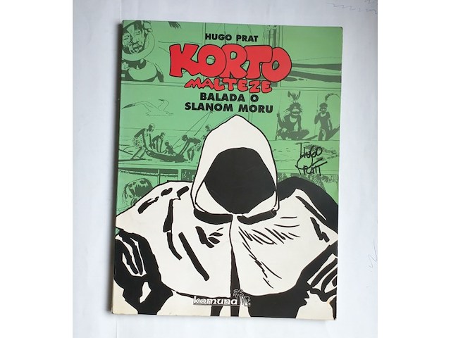 strip KORTO MALTEZE balada o slanom moru Hugo Prat