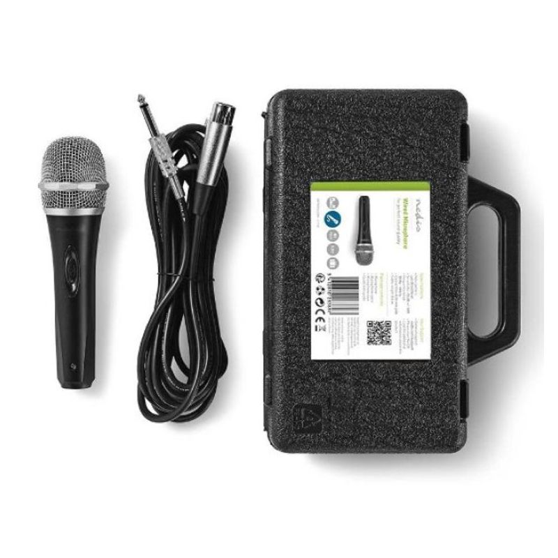 MPWD50CBK Karaoke mikrofon, 6.35mm -72dB+, Sensitivity, 50Hz-15kHz, 5.0m + Kofer