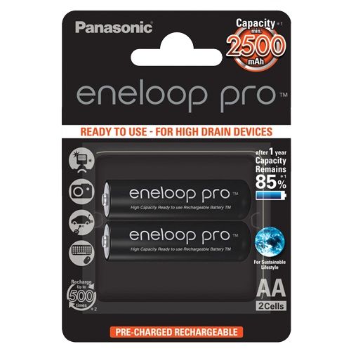 PANASONIC BAT. ENELOP PRO AA/2B (BK-3HCDE/2BE)