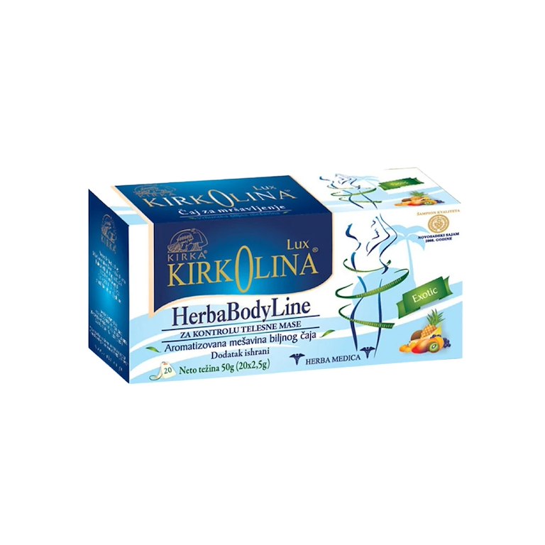 Kirkolina® Čaj Herba Body Line Lux Za Mršavljenje sa Aromom Ananasa 50 g