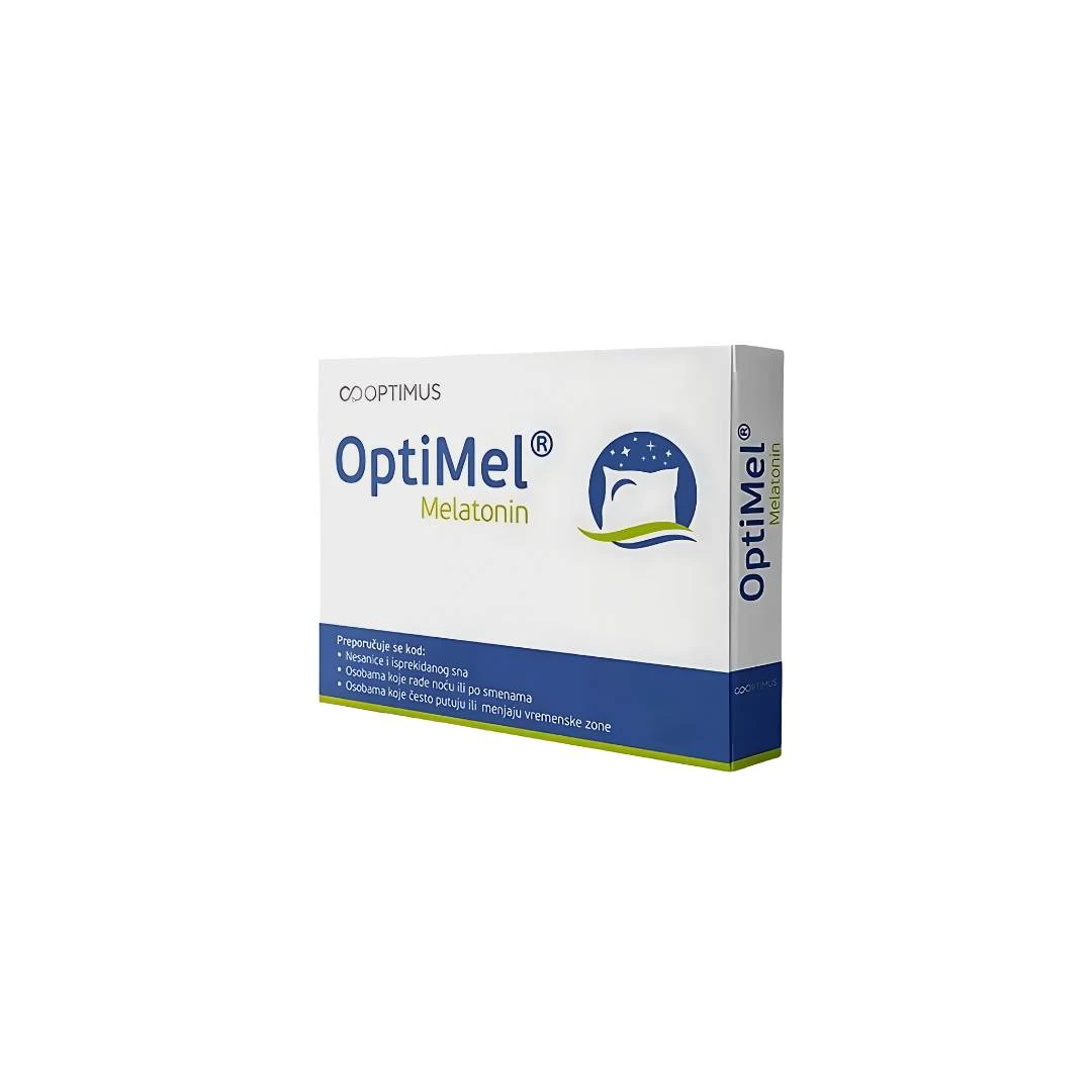 OptiMel® Melatonin 15 Sublingvalnih Tableta za Spavanje