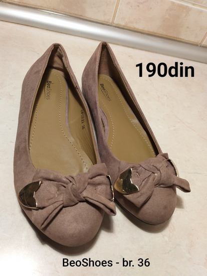 Beo Shoes baletanke braon br. 36