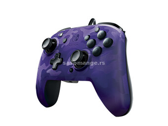 Gamepad Pdp Faceoff Deluxe+ Camo Purple