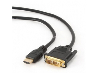 Gembird (CC-HDMI-DVI-10) kabl HDMI (muški) DVI (muški) 3m crni