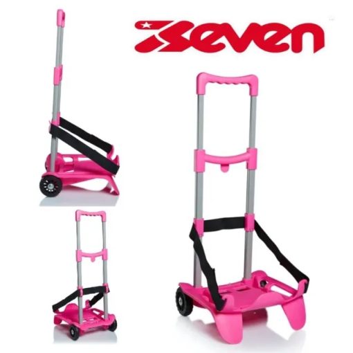 Univerzalna kolica za rančeve Trolley Pink, SEVEN