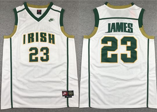 Lebron James - ST. Vincent St. Mary Irish dres #3
