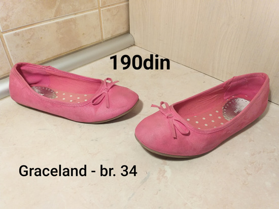 Graceland dečije baletanke roze br. 34