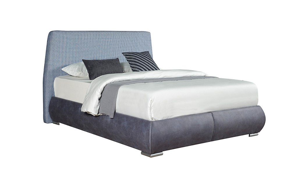Napoli krevet sa prostor za odlaganje 124x223x124 cm sivi