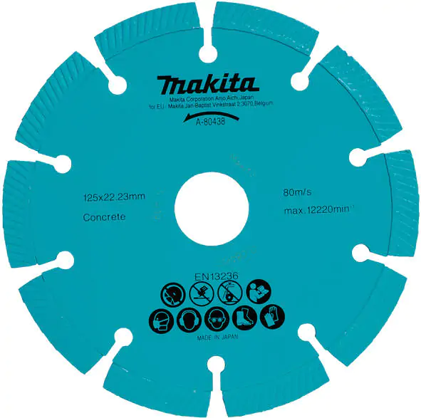 Makita dijamantska ploča za suvo/mokro sečenje 125x22.3mm A-80438