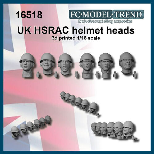 FC ModelTrend 16518 UK HSRAC Helmet Heads