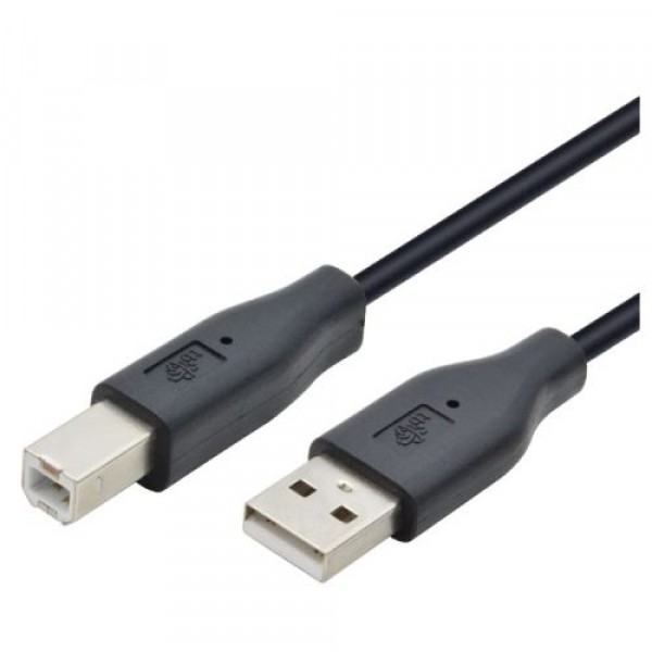 E-GREEN 2.0 USB A - USB B M/M 1.8m crni