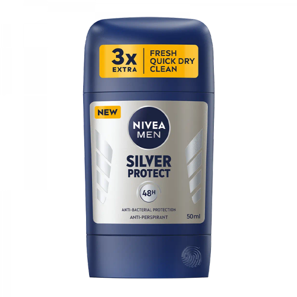 Silver Protect 48H Anti-Bacterial Protection Antiperspirant Stick 50ml