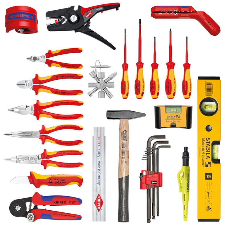 Knipex – Ranac za alat Modular X18 Electric + set od 22 alata – za električare – 00 21 50 E