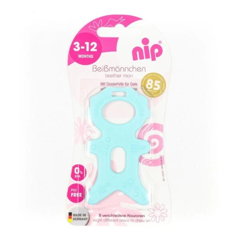 Nip glodalica za bebe Mr. Denty Mint, 3m+