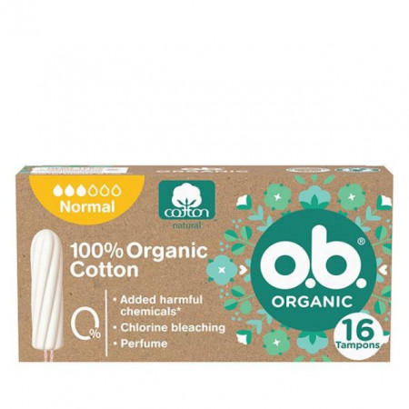 OB TAMPONI ORGANIC NORMAL 16KOM