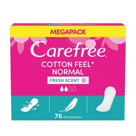 CAREFREE DNEVNI ULOŠCI COTTON FRESH 76KOM