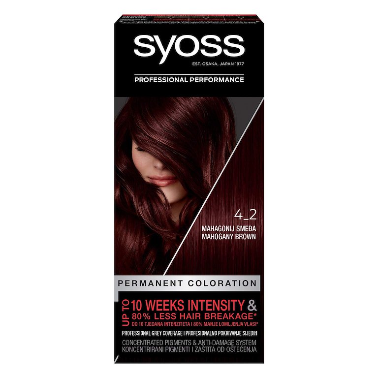 Syoss mahagoni brown boja za kosu 4-2 Henkel
