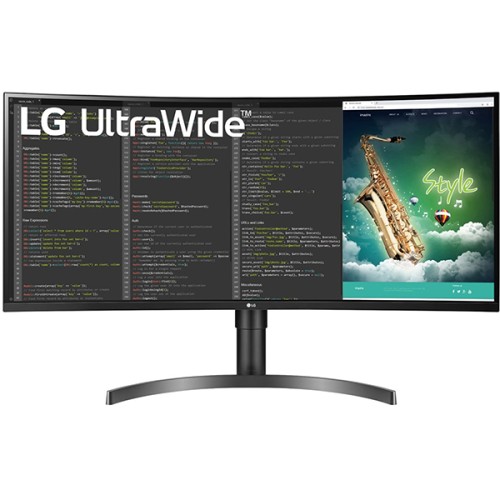 LG 35'' UltraWide QHD HDR VA zakrivljen monitor | 35WN75CP-B