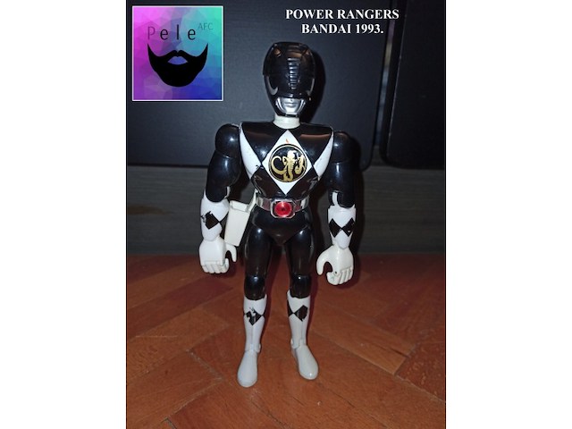 Akciona figura - Power Rangers Black - Bandai 1993.