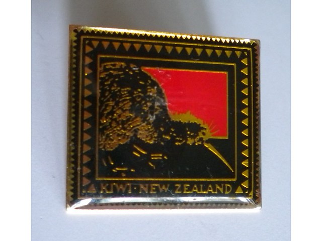`New Zealand-Kiwi` (na amerikaner kopču)