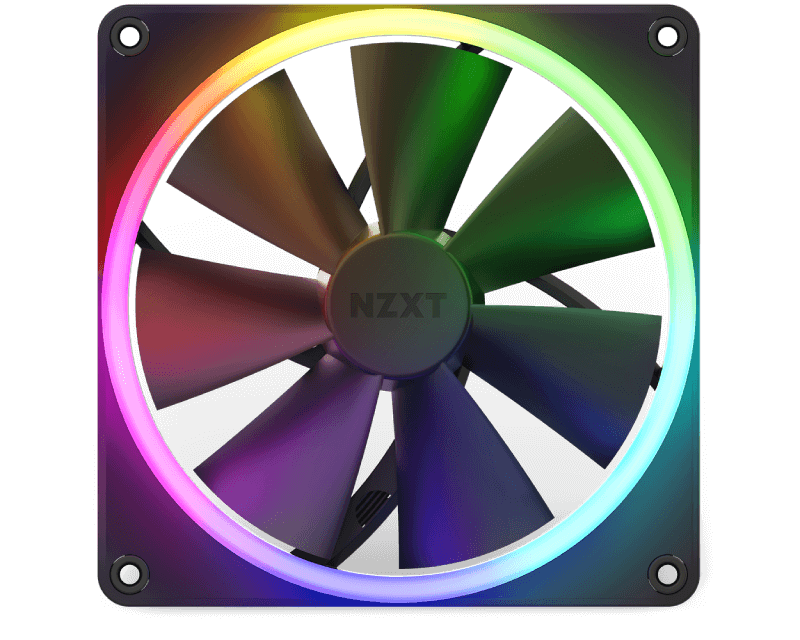 NZXT F140 RGB 140mm ventilator crni (RF-R14SF-B1)