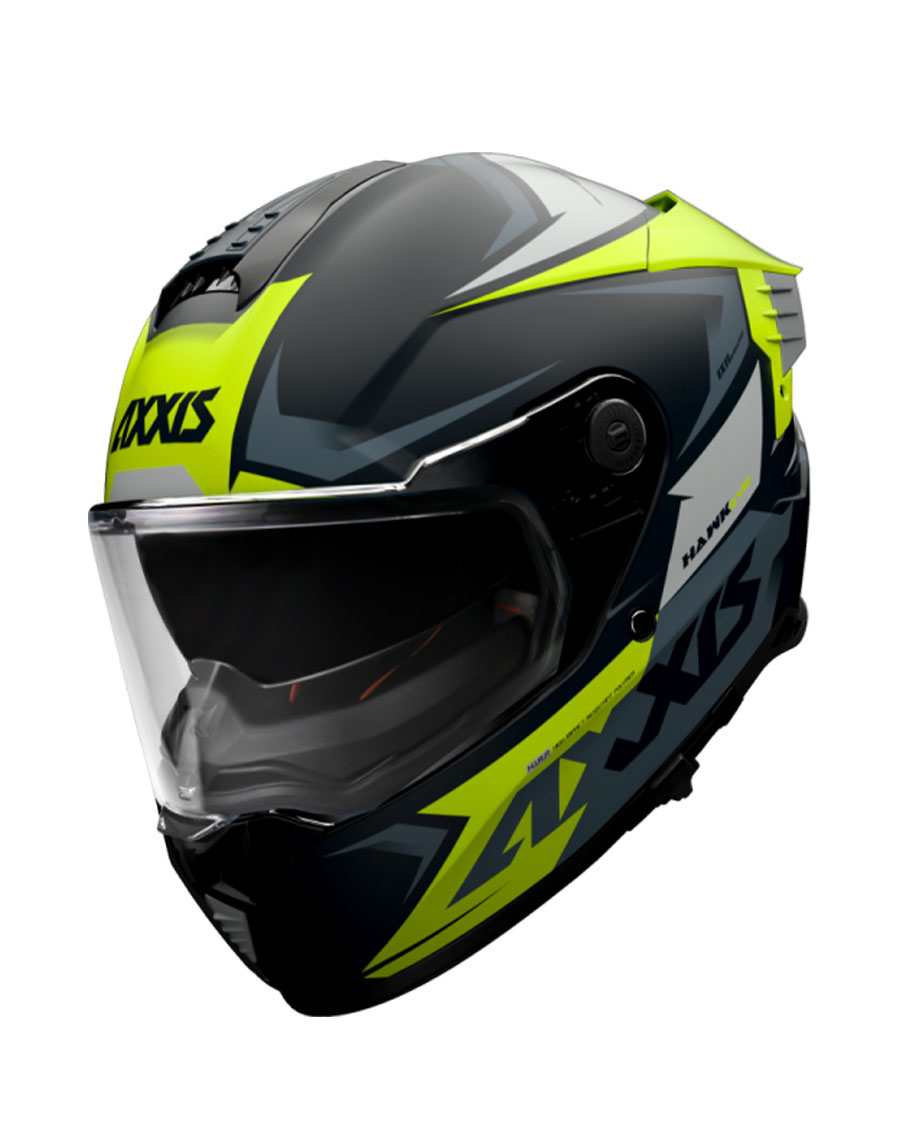 Axxis full face kaciga Hawk EVO SV Ixil mat fluo