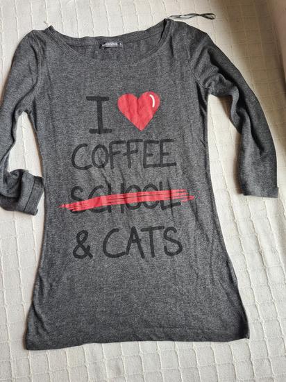 Terranova siva majica za ljubitelje kafe