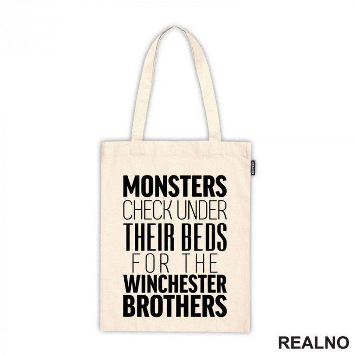 MONSTER CHECK UNDER THEIR BEDS FOR THE WINCHESTER BROTHERS - SUPERNATURAL - CEGER