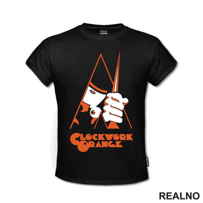 CLOCKWORK ORANGE LOGO - MAJICA