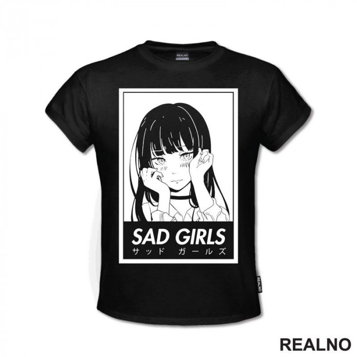 SAD GIRLS ANIMEBAE - ANIME - MAJICA