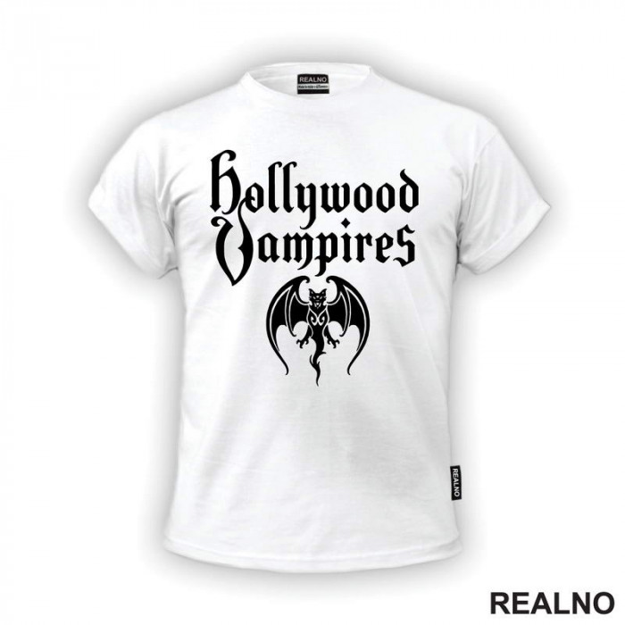 HOLLYWOODS VAMPIRES LOGO - MUZIKA - MAJICA