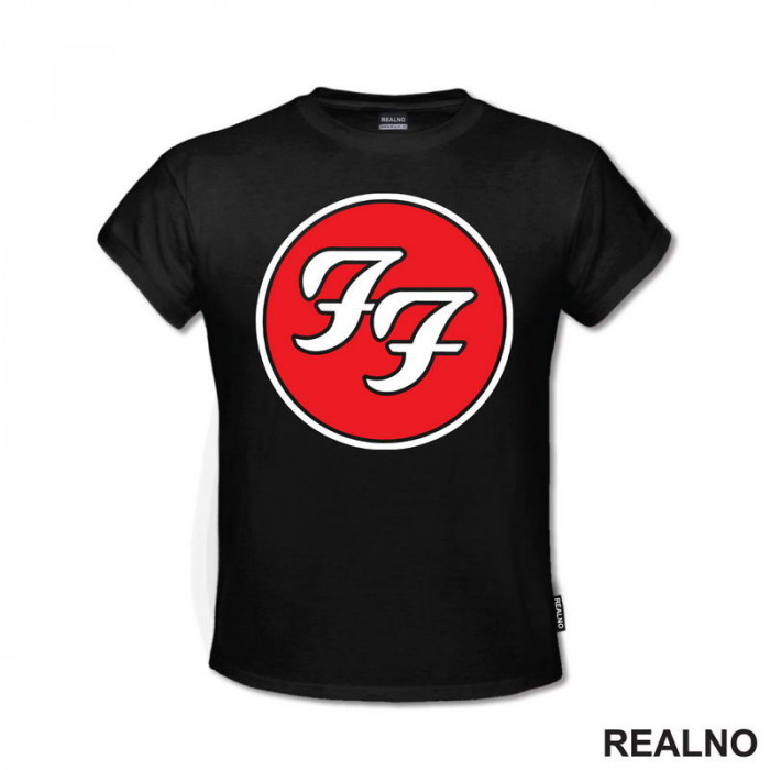 RED LOGO FOO FIGHTERS - MUZIKA - MAJICA