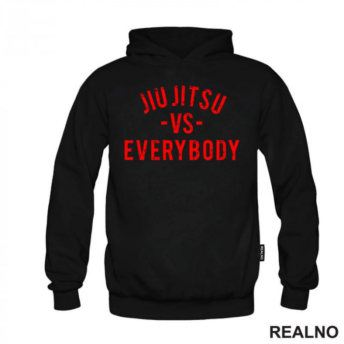 JIU JITSU - VS - EVERYBODY - RED - SPORT - DUKS