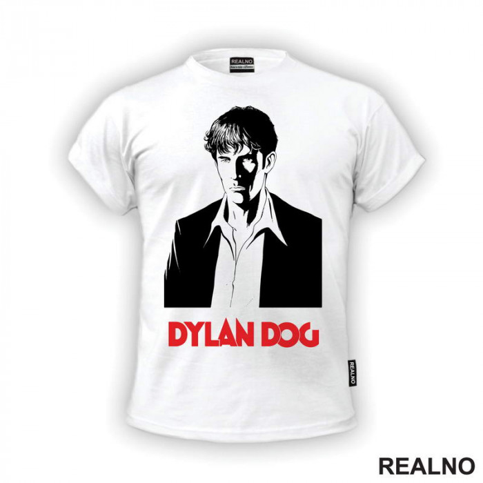 OUTLINE AND LOGO - DYLAN DOG - MAJICA