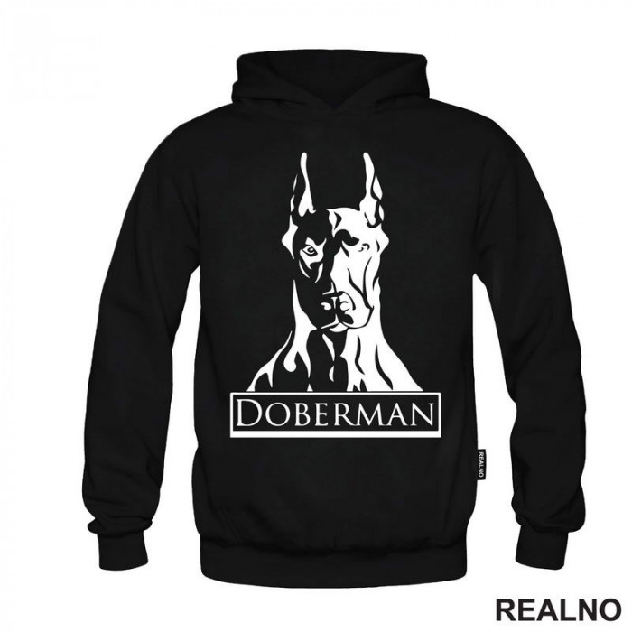 DOBERMAN SILHOUETTE - PAS - DOG - DUKS