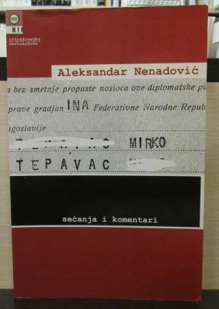 MIRKO TEPAVAC (sećanja i komentari) – ALEKSANDAR NENADOVIĆ