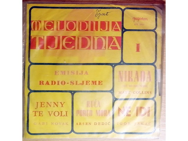 EP V/A - Melodije tjedna I (1964) Arsen, Matt, Koralji