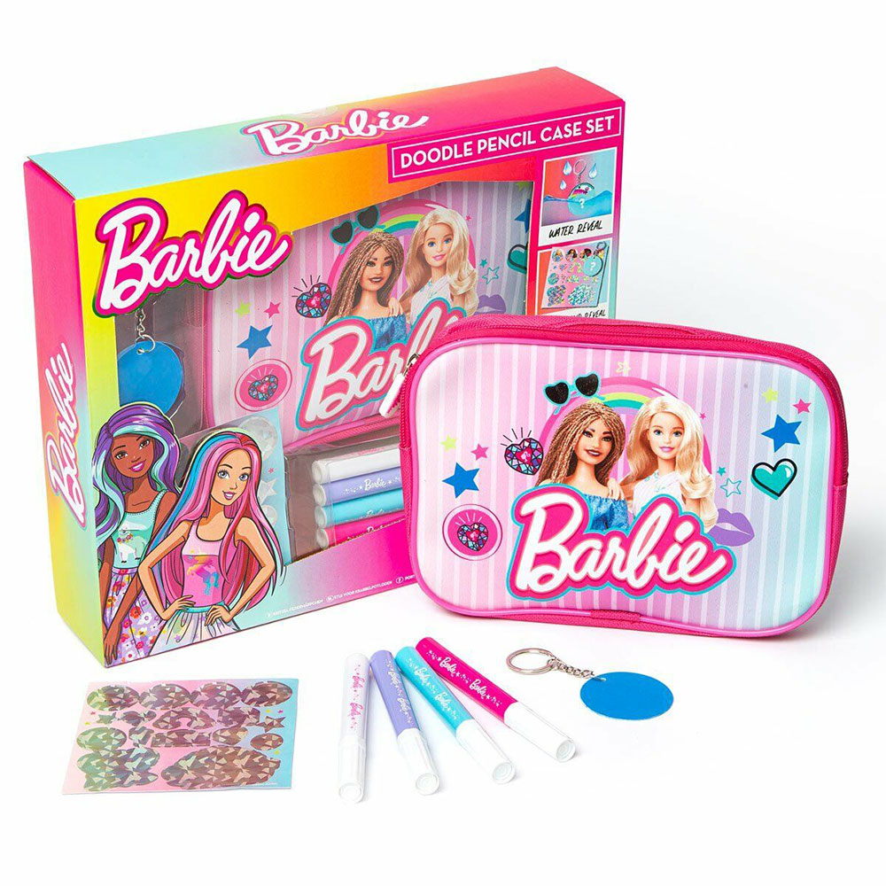 Barbie dvojna pernica sa flomasterima