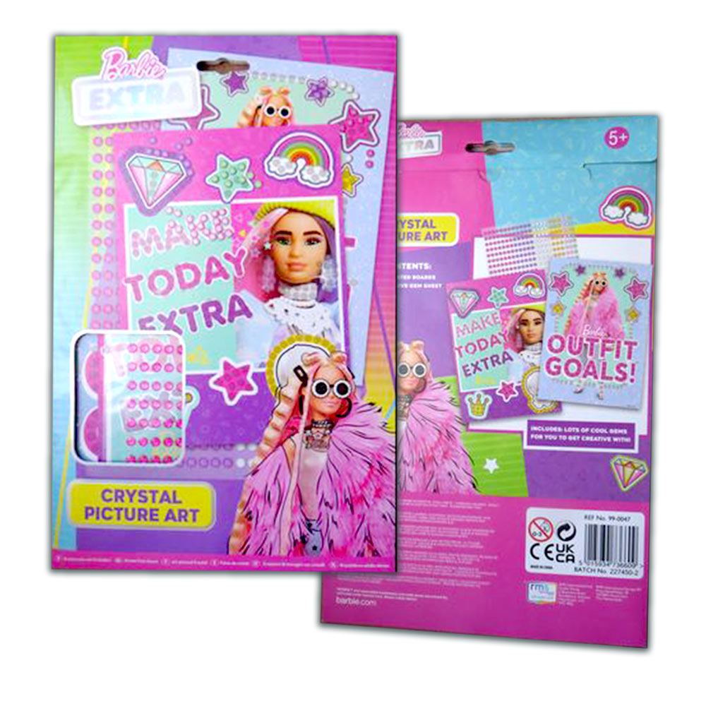 Barbie Extra set za ukrašavanje sa čestitkama i stikerima