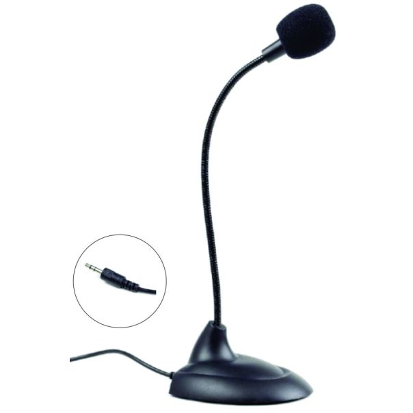 GEMBIRD Mikrofon, MIC-205, 3.5mm, crna