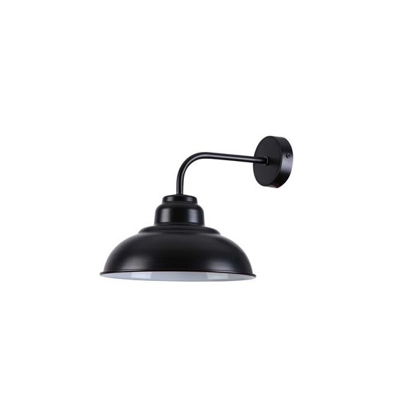 RABALUX Zidna lampa Dragan mat crna, E27 60W