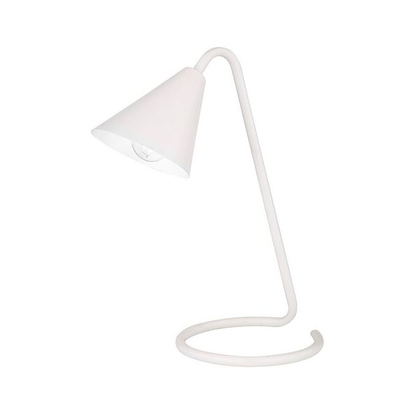 RABALUX Stona lampa Monty bela, E14 40W