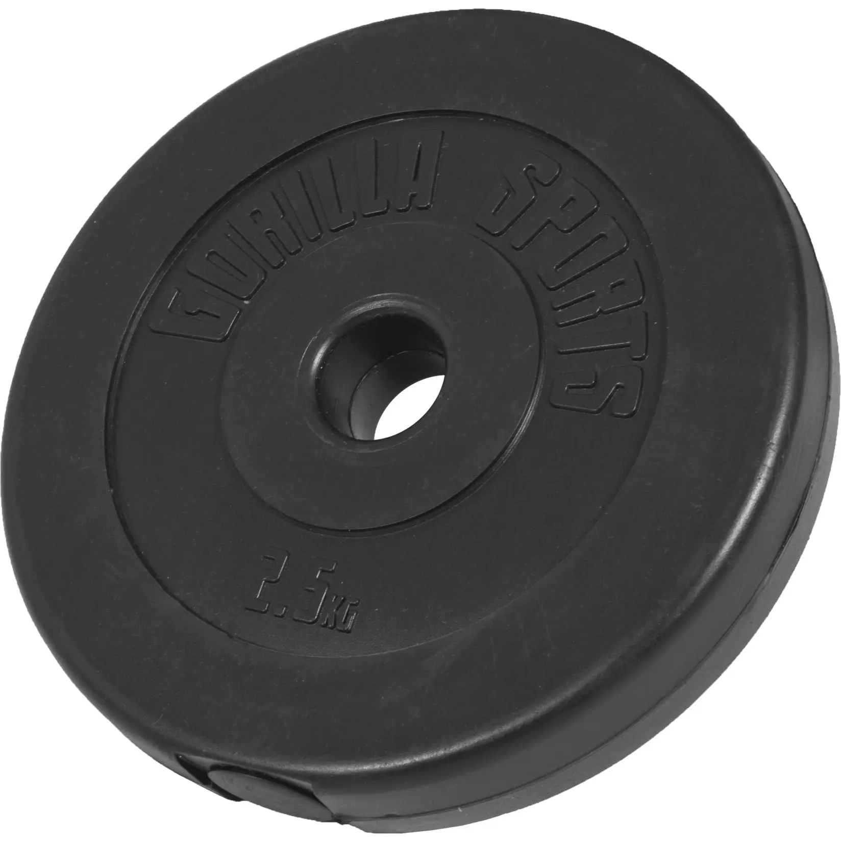 GORILLA SPORTS Teg obložen plastikom 2.5 kg crni