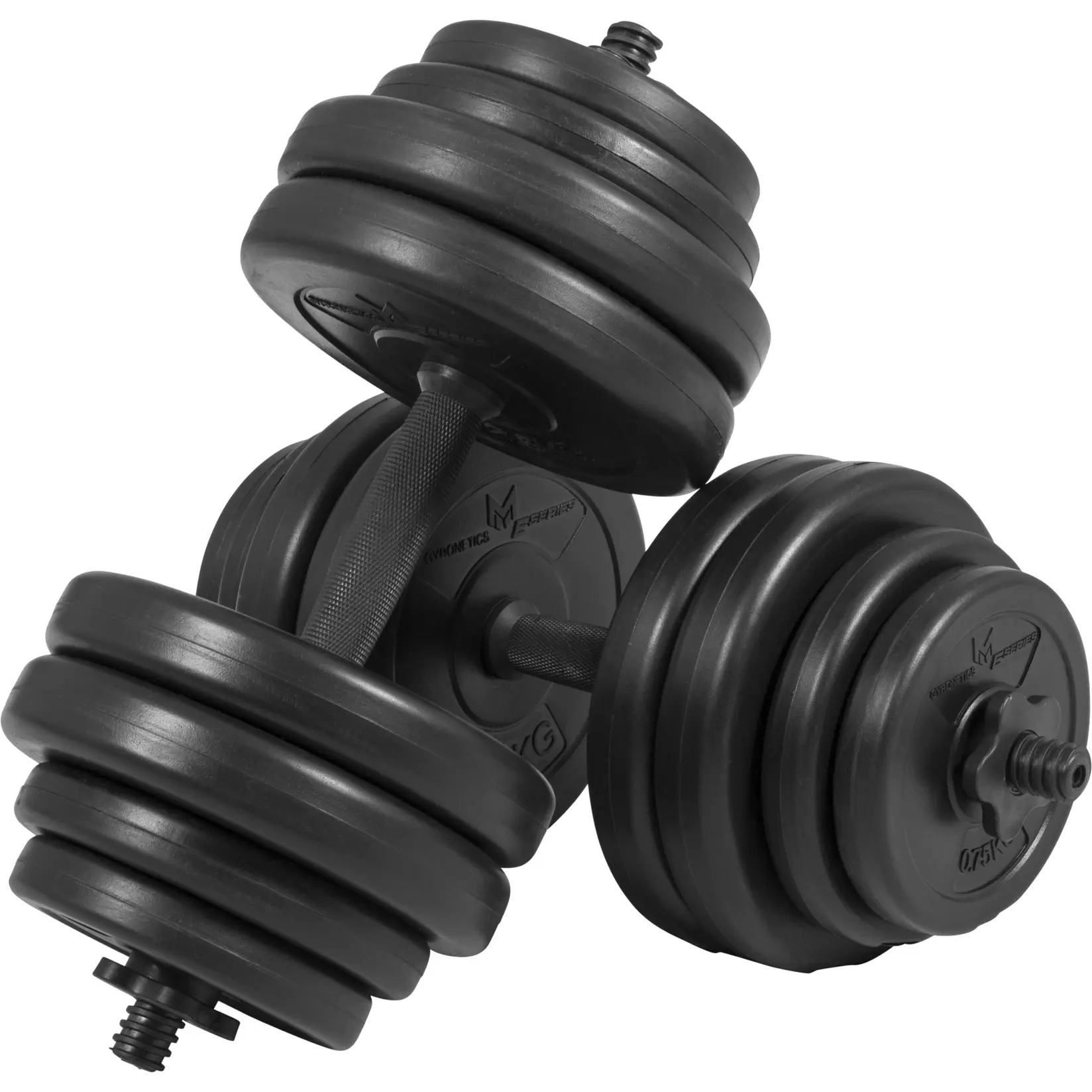GORILLA SPORTS Set od 2 podesive bučice 30 kg