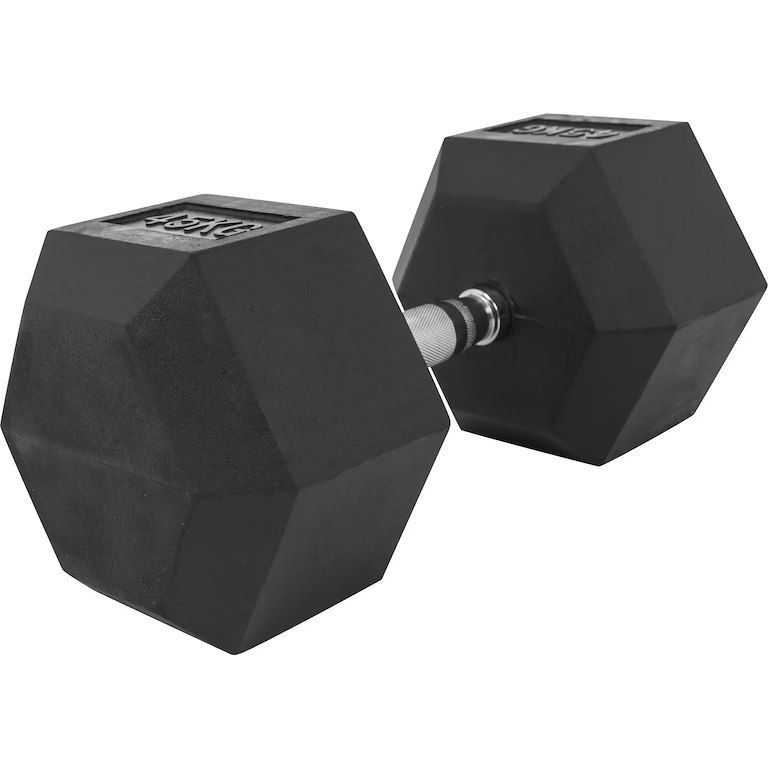 GORILLA SPORTS Bučica gumirana Hex 45 kg