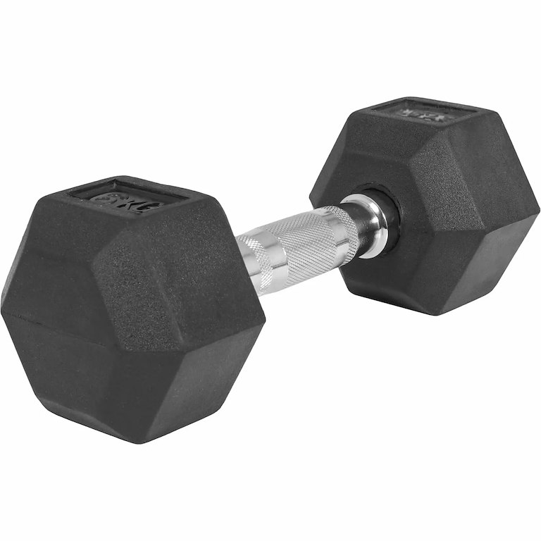 GORILLA SPORTS Bučica gumirana Hex 6 kg