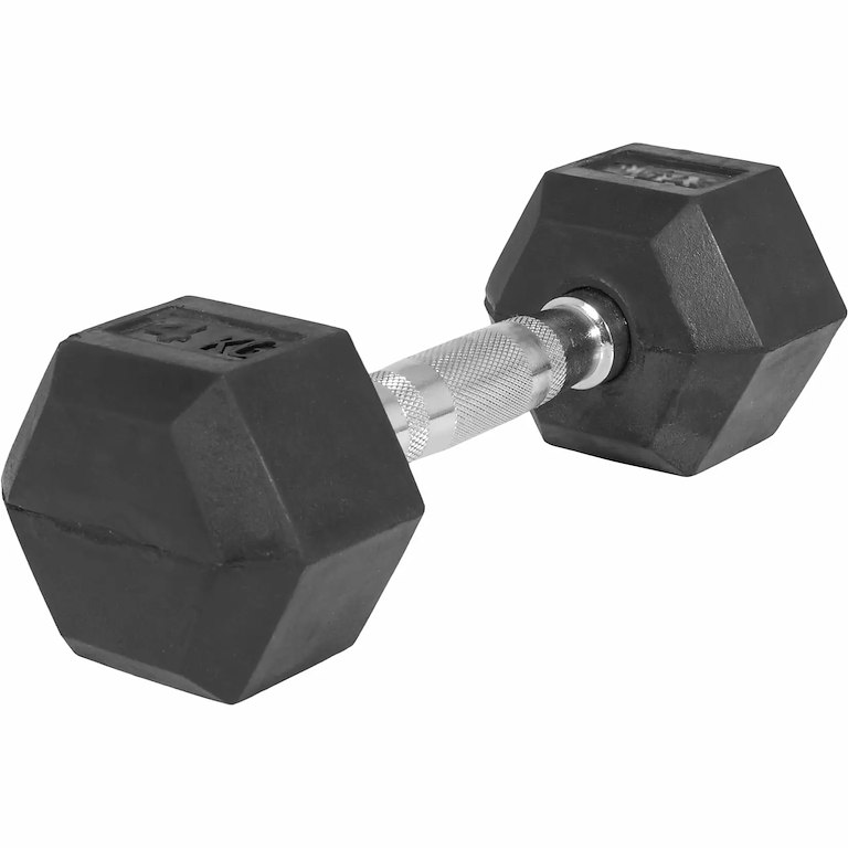 GORILLA SPORTS Bučica gumirana Hex 4 kg